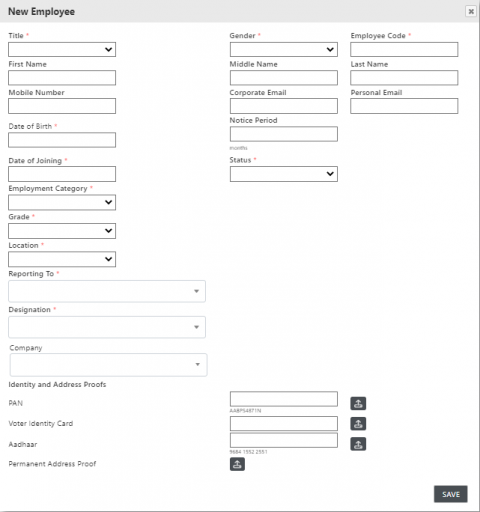 New Employee Process | HRMates Help